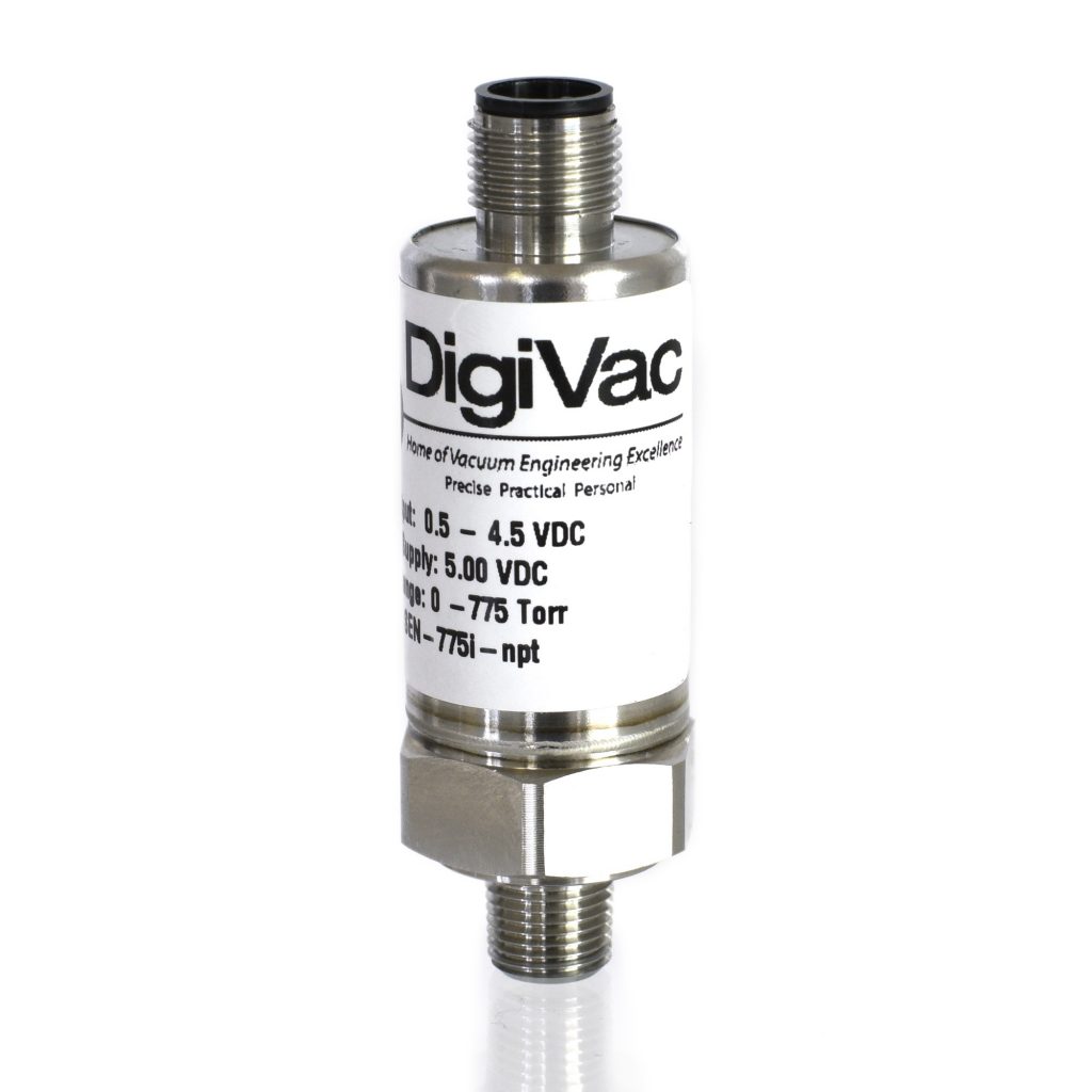 Isolated Piezo Vacuum Sensor 1 8 NPT 1 775 Torr DigiVac Isolated Piezo Vacuum Sensor 1 8 NPT 1 775 Torr DigiVac