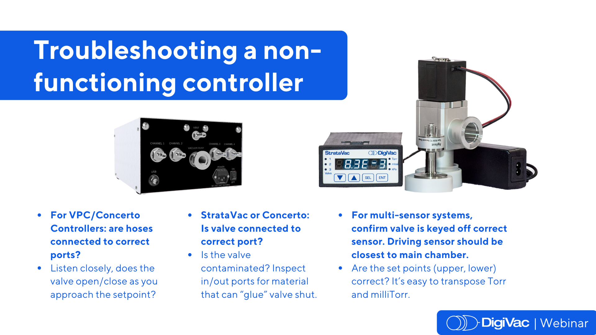 Repairs & Troubleshooting - Digivac