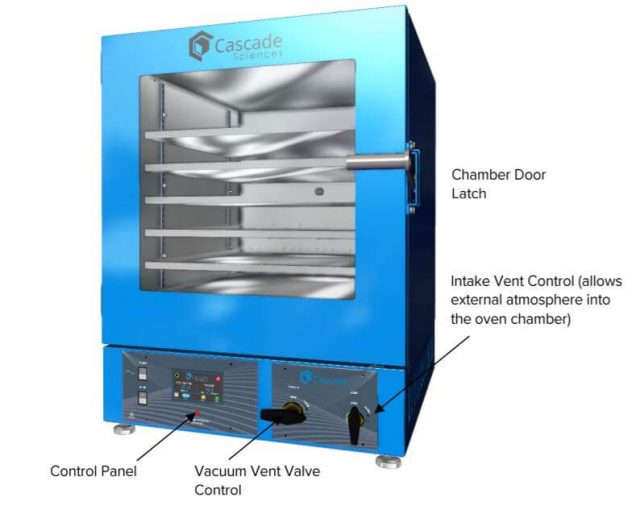 Cascade TVO-5 Vacuum Oven | NRTL Certified vacuum drying oven 5CF