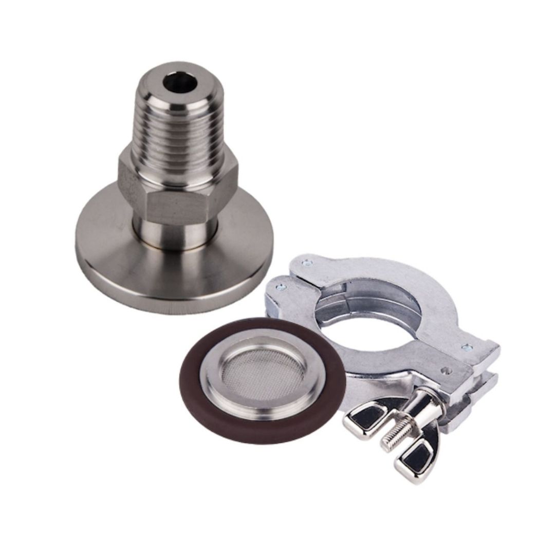 Vacuum Bleed Valve, Swagelok coarse metering KF25, 5 micron Inlet Filter