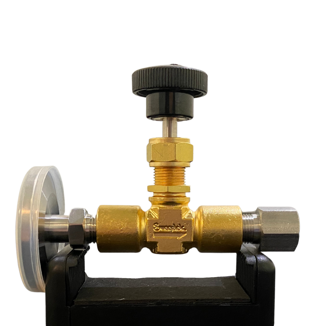 Vacuum Bleed Valve, Swagelok coarse metering KF25, 5 micron Inlet Filter