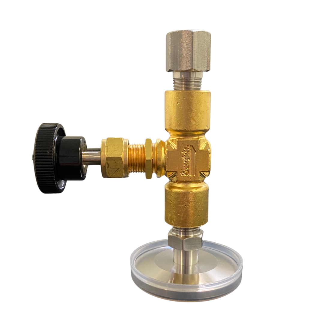 Vacuum Bleed Valve, Swagelok coarse metering KF25, 5 micron Inlet Filter