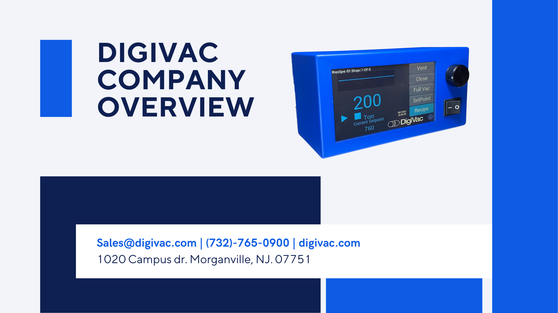 About DigiVac-Scientific Measurement and Control since 1983