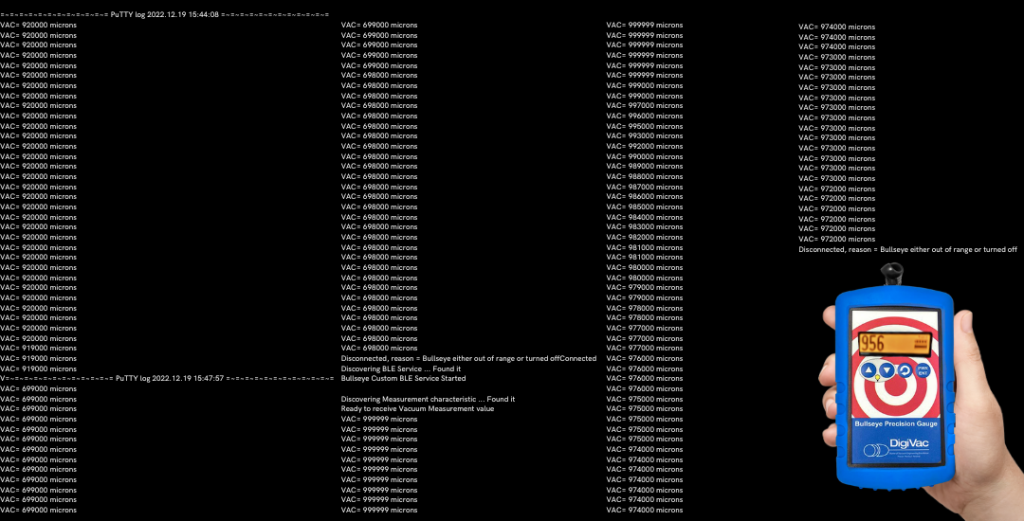 PC logging with Bluetooth Bullseye | Bullseye PC Logger