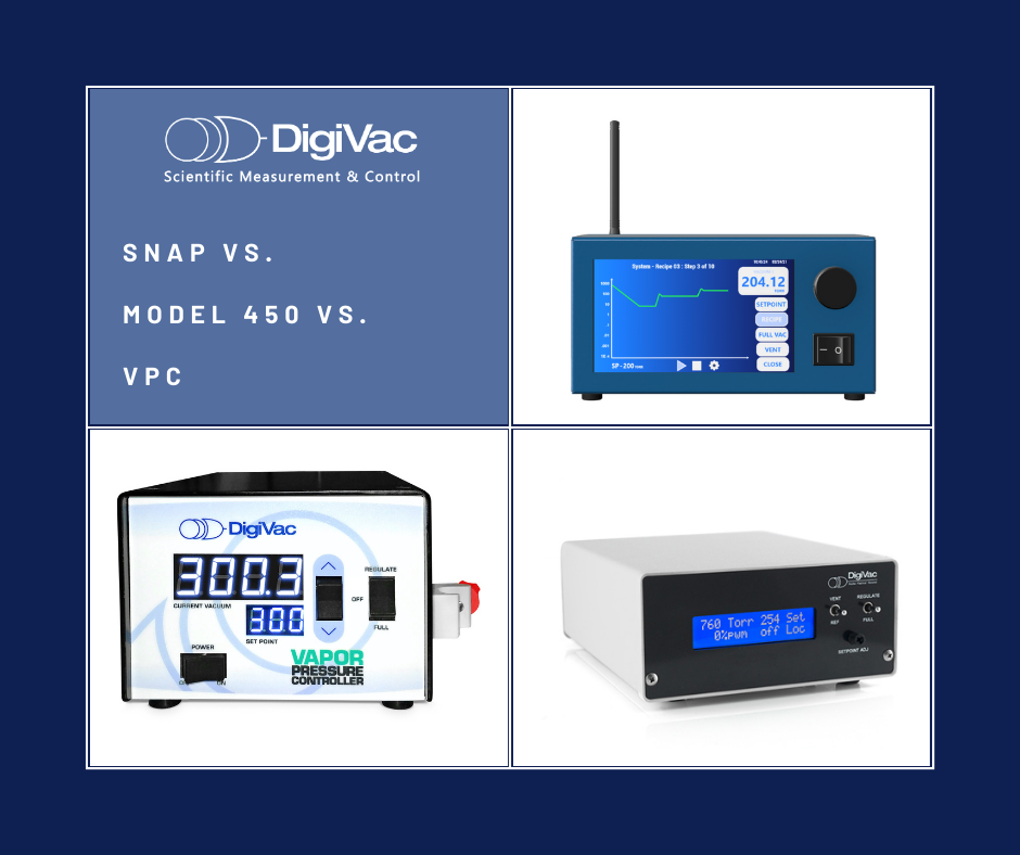 Comparing the SNAP, Model 450, and VPC - Digivac
