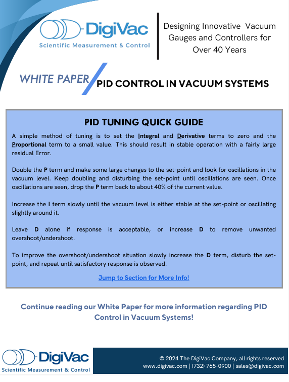 A PID Control Guide: How to Tune Your PID Controller - Digivac