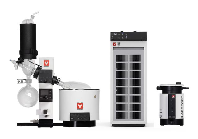 Yamato RE Series 1L Rotary Evaporator | Chiller, Pump, Regulator